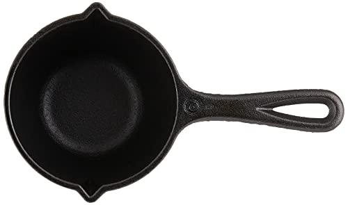 Lodge Cast Iron Silicone Brush Melting Pot, 15.2 oz, Black