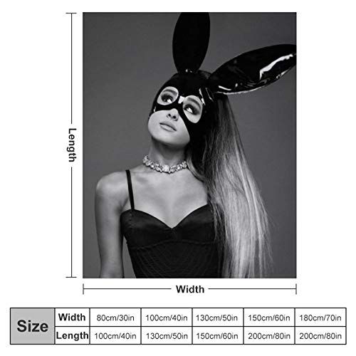 Star Singer Flannel Throw Blanket Resistance to Contraction Cozy Soft for Office Cinema and Picnic 40''×50''