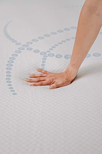 TMEOSK Full Size Mattress, 8 inch Sleep Memory Foam Mattress with Motion Isolating, Medium Firm Feel Mattress Bed in a Box, Ergonomic Mattress with Fit Spine (Full)