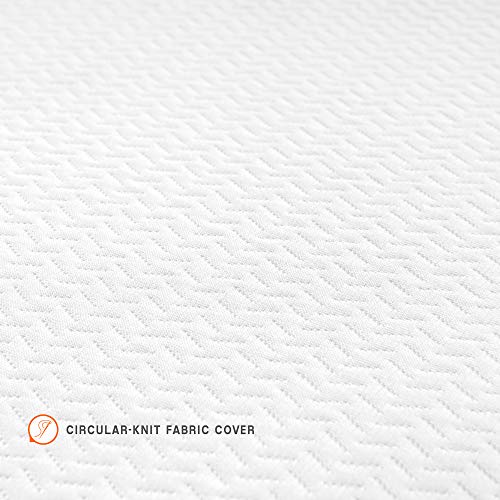 SensorPEDIC 1.5-Inch Coolest Comfort Memory Foam Bed Topper, Full, White