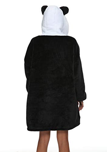Wearable Blanket Sweatshirt Unisex Panda Hoodie Oversized