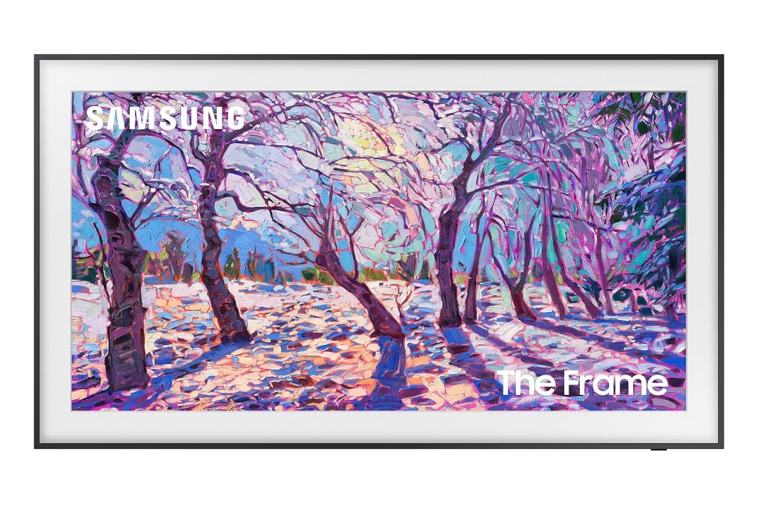 Samsung The Frame 55” TV with White Bezel