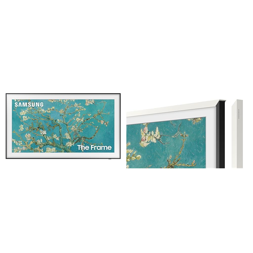Samsung The Frame 55” TV with White Bezel