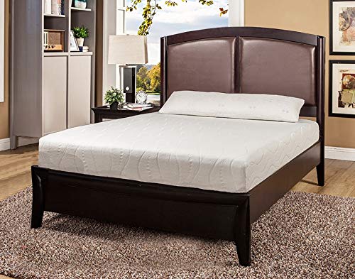 Irvine Home Collection 1500CK 8-inch Gel Memory Foam Mattress, California King, White