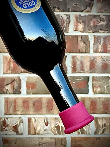 yiwoo wine cap,Silicone wine caps for bottles,Replace bottle stoppers,Wine Gifts-Wine Topper seal Reusable Bottle Caps (6 Pack)