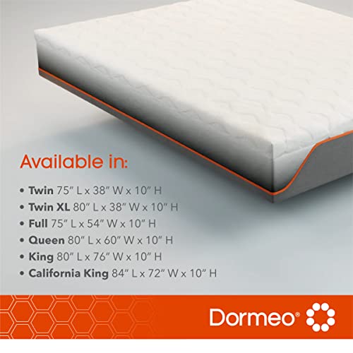 Dormeo Recovery 10" Queen Mattress with Signature Recovery Foam and Pressure Relieving Octaspring Technology, Medium Feel Queen Size Mattress - 80” L x 60” W x 10” H