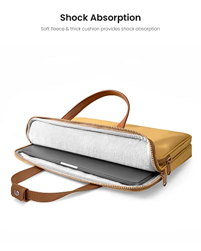 tomtoc Protective Laptop Shoulder Bag Case for 13-14 Inch MacBook Air/Pro, 13-inch iPad Pro M4/iPad Air M2 with Magic Keyboard, 13-13.8 Inch Surface Pro/Laptop, Copilot+ PC, Water-Resistant Laptop Bag