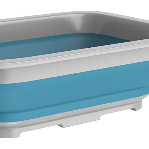 Collapsible Bucket - 10-Liter Multipurpose Wash Bin for Camping, Beach Trips, Tailgating Parties, and Cleaning Supplies by Wakeman