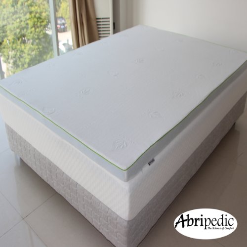 Abripedic 2.5 Inch Thick Gel Memory Foam Mattress Topper, Pillow-Top Mattress Topper with Gel Infused, Full Size