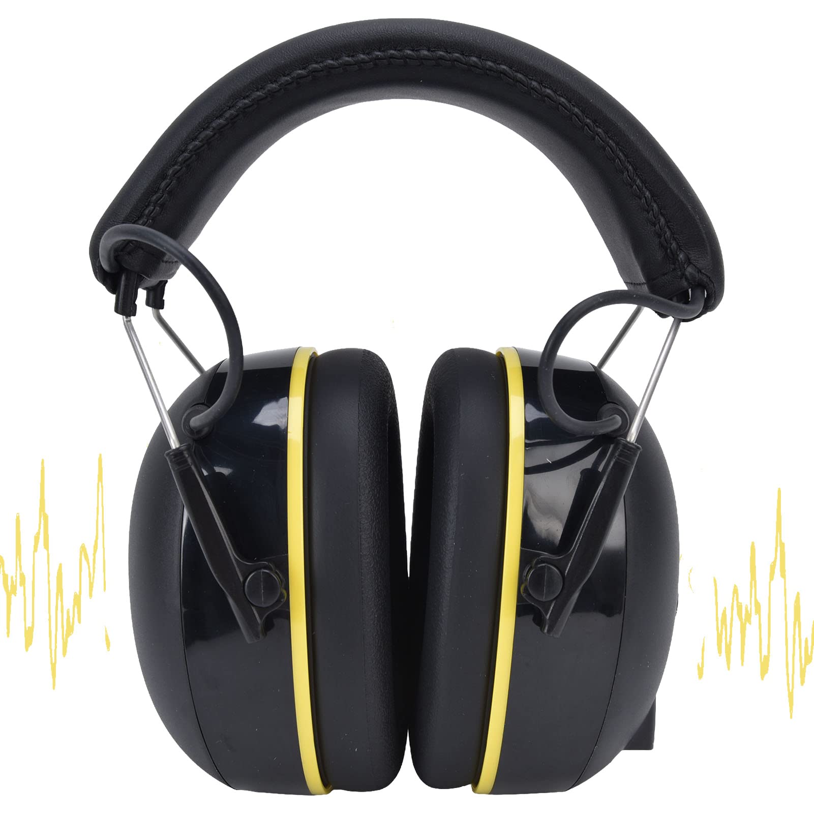 Hearing Ear Muffs, Bluetooth 5.0 Ear Defenders Noise Canceling Hearing Protector Voice Control Over the Earmuff for Shooting Mowing Construction