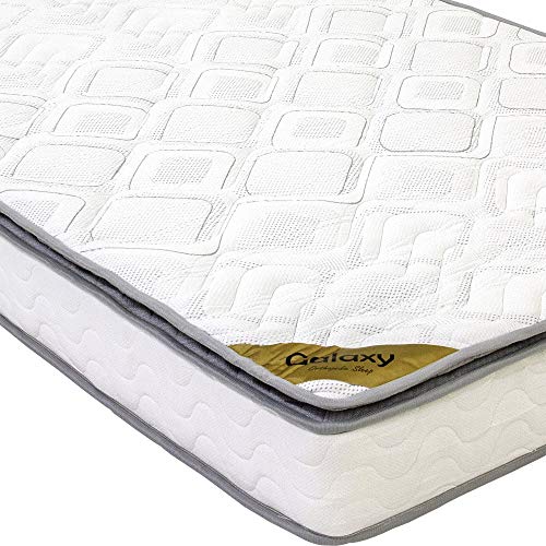 Spinal Solution 9-Inch Medium Firm Foam Encased Pillowtop Pocketed Coil Innerspring Fully Assembled Mattress, Good For The Back Twin White