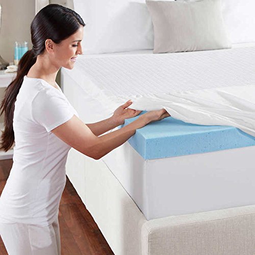 Novaform 3β EVENcor GelPlus Gel Memory Foam Mattress Topper with Cooling Cover - Full Size