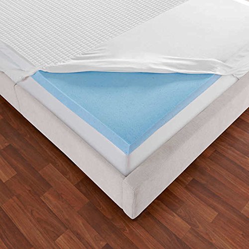 Novaform 3β EVENcor GelPlus Gel Memory Foam Mattress Topper with Cooling Cover - Full Size