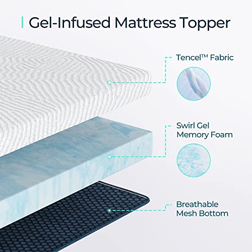 LINSY Living 3 Inchs Twin XL Mattress Topper