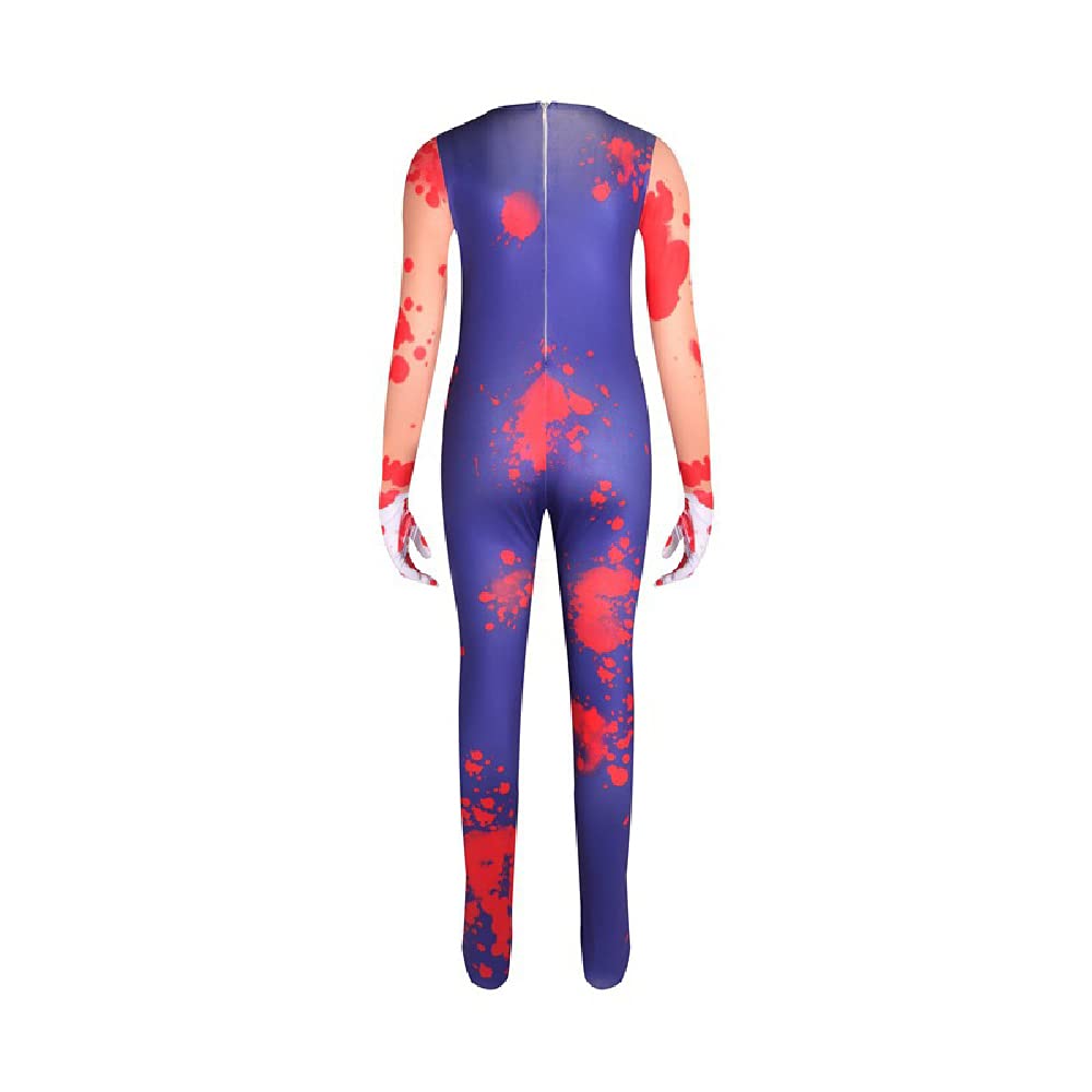 Quenny Halloween sonic dress up costume,cartoon sonic performance cosplay costumes. (Sonic Costume, Medium(6-7Y))