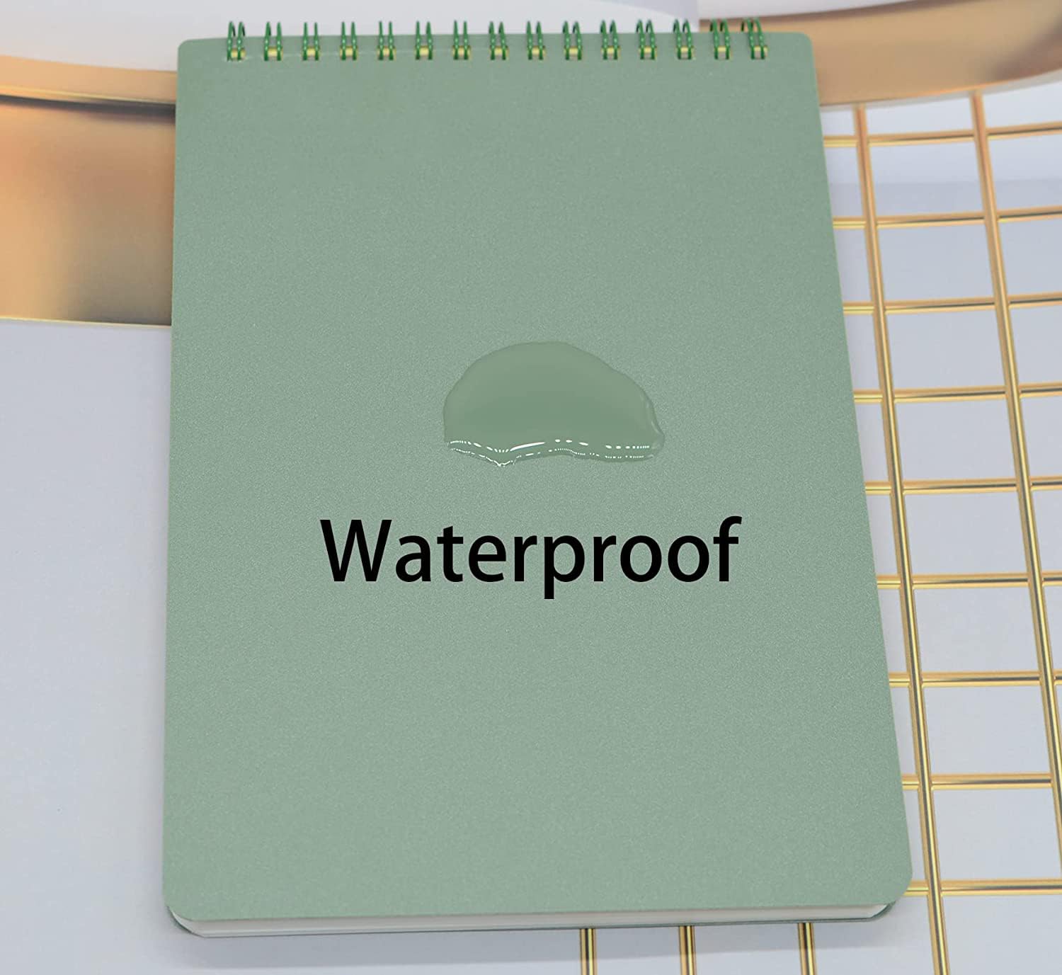 Yansanido Top Bound Spiral Notebook, 4 Pcs 4 Color 9.8 Inch x 6.9 Inch B5 Size Thick Plastic Hardcover 7mm College Ruled Paper 80 Sheets (160 Pages) Journal for School and Office Supplies (4 Pcs B5)