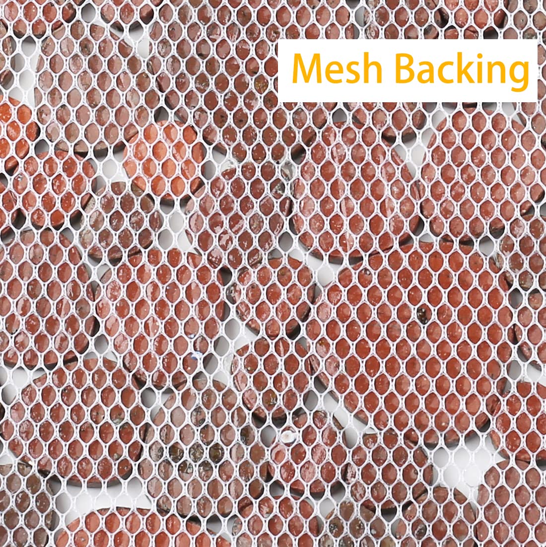 Parrotile Pebble Tile for Shower Floor Aqua Cobalt Blue Mosaic Backsplash Tiles (5 Sheets)