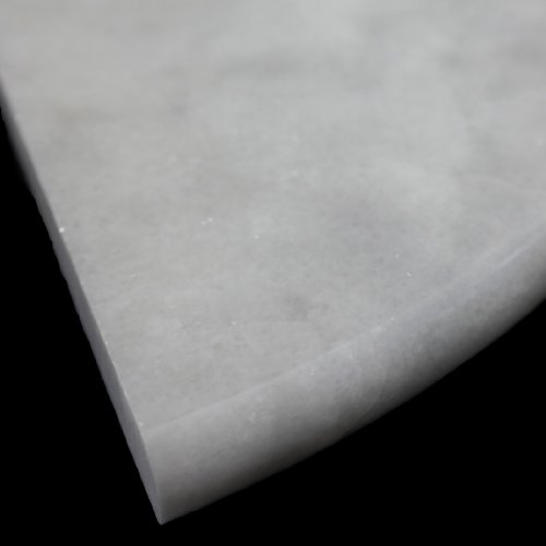 White Carara (Millas White) Marble Both Side Polished Bathroom Corner Shelf 9''x9''
