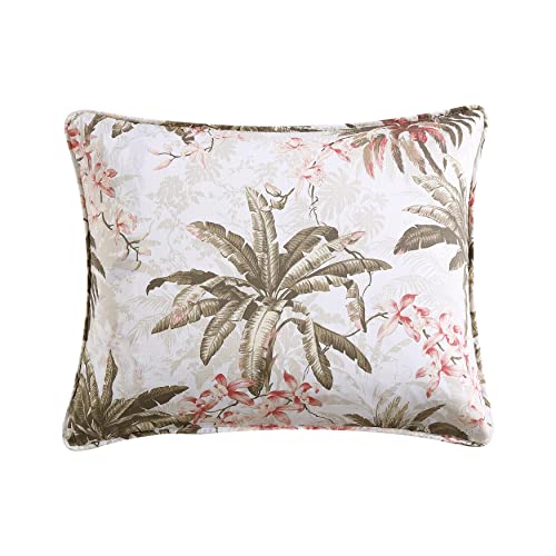 Tommy Bahama - Daybed Set, Cotton Bedding with Matching Shams & Pillow Cover, Lightweight Home Decor for All Seasons (Bonny Cove Beige, Daybed)