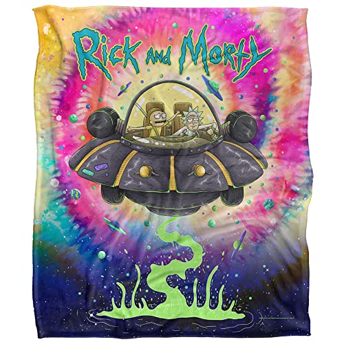 Rick and Morty Blanket, 50"x60" Spacial Breakthrough Silky Touch Super Soft Throw Blanket