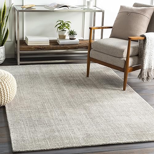 Mark&Day Area Rugs, 8x10 Giles Modern Medium Gray Area Rug, Grey Cream Carpet for Living Room, Bedroom or Kitchen (8' x 10')