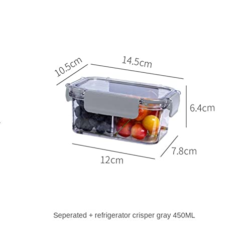 NA Crisper Set Refrigerator Special Food Frozen Sealed Storage Box Plastic Stackable bento Box Lunch Box with lid Suitable for Barbecue Outdoor Food Carrying