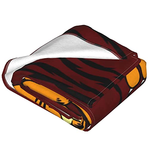 Cartoon Cat Flannel Throw Blanket Luxury Warm Blanket for Sofa Bed Room Decor Car Bed Camping (G1, 40"x50")