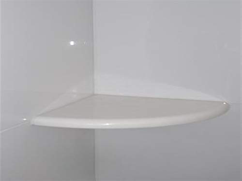 Premium Quality Pure White Thassos Marble Corner Shelf Polished 9''