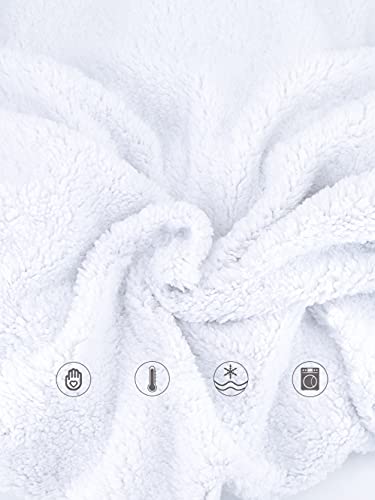 IamaCos Wearable Blanket Hoodie Cow Spot, Oversized Pullovers Sherpa Blanket Sweatshirt, Warm Cozy Throw Blanket, Thick TV Blanket for Women Men, Sofa Napping Working Camping Trip, One Size Fits All