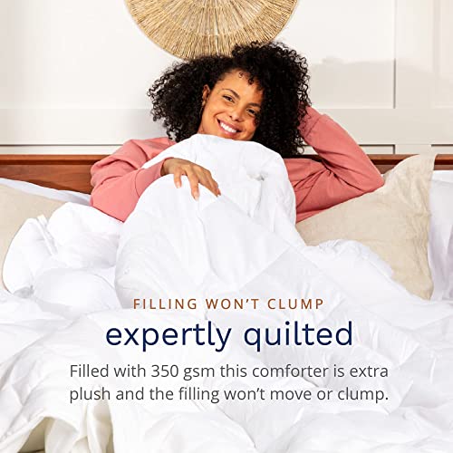 ViscoSoft Twin XL Extra Long Topper + Comforter Bundle