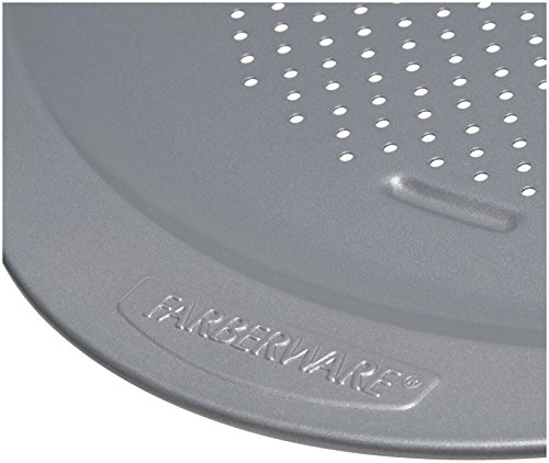 Farberware Insulated Nonstick Bakeware 15.5-Inch Round Pizza Pan, Light Gray