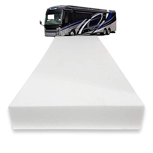 Foamma 1” x 28” x 73” Truck, Camper, RV High-Density Bunk Mattress Topper Foam Replacement, Made in USA, Comfortable, Travel Trailer, CertiPUR-US Certified, Cover Not Included