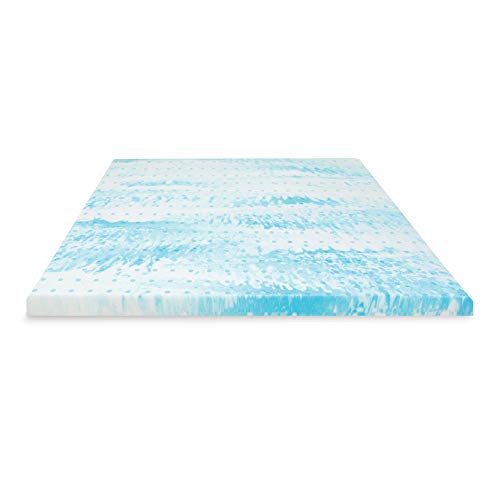 BioPEDIC 3" Gel Swirl Memory Foam Mattress Topper, Full