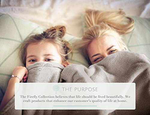THE FIREFLY COLLECTION Ultra Plush Throw Blanket, 50 x 70 Inches, Linen Tan β Use as Your Couch Throw Blanket or Comfy Chair Blanket Throw β A Perfect Fluffy Blanket for Home and Travel