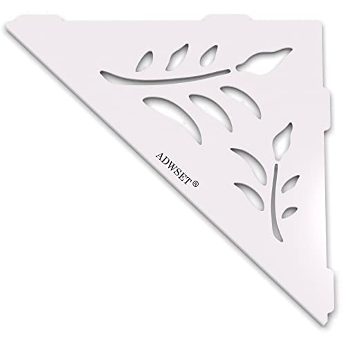 ADWSET Shower Shelf, Shower Corner Shelf Bathroom Organizer for Inside Shower Storage&Kitchen Organization, No Drilling/Rustproof/‎Aluminum Bathroom Accessories(CS02)