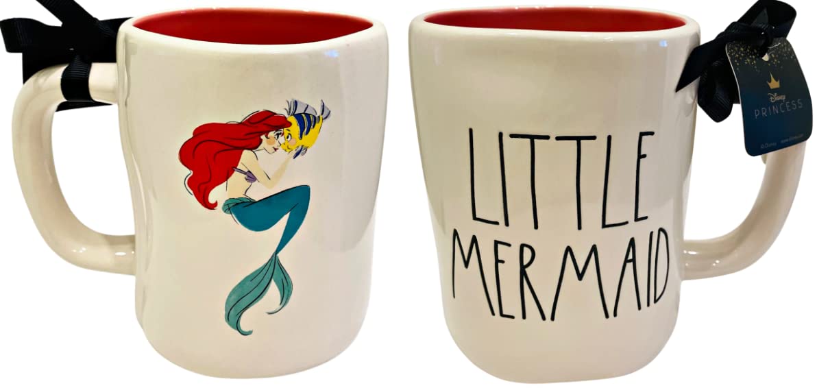 Rae Dunn LITTLE MERMAID Mug - Double sided - Ceramic - Disney series