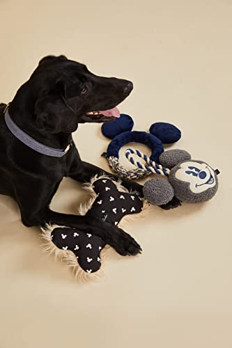 Harry Barker Disney Mickey Mouse Fun Rope and Bone Toys, Black (04-3375-27)