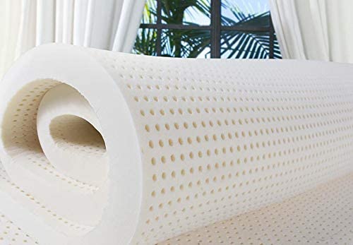 Latex for Less 3" Soft Matress Topper | Luxurious Comfort and Support | Organic Certified Latex| Deep Rejuvenating Sleep | Made in The USA | Support for Shoulders, Hips, Back and Knees| Queen