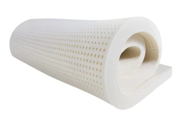 Latex for Less 3" Soft Matress Topper | Luxurious Comfort and Support | Organic Certified Latex| Deep Rejuvenating Sleep | Made in The USA | Support for Shoulders, Hips, Back and Knees| Queen