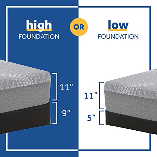 Sealy Posturepedic Hybrid Medina Firm Feel Mattress and 9-Inch Foundation, King