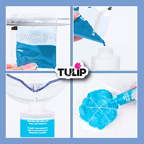Tulip One-Step Tie-Dye Refills, Color Wheel, Permanent Fabric Dye, 30 Pack