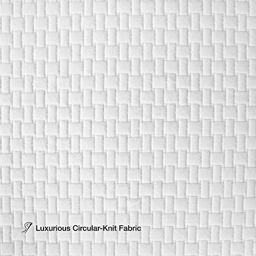 SensorPEDIC 2-Inch Majestic Ventilated Mattress Topper, Queen, White