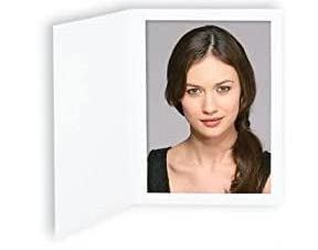 Malelo and Company, Pack of 25 White Cardboard Photo Folder Frame for 8x10 Photo -Special Events: Wedding, Graduation, Baby Shower