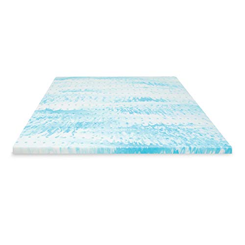 BioPEDIC 2" Gel Swirl Memory Foam True to Size Mattress Topper, California King
