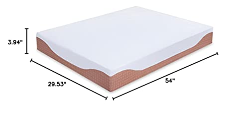 PrimaSleep 10 Inch Multi-Layered Memory Foam Mattress, Brown, Full Size