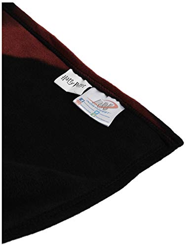 Northwest Comfy Throw Blanket with Sleeves, 48 x 71 Inches, Winter Potter