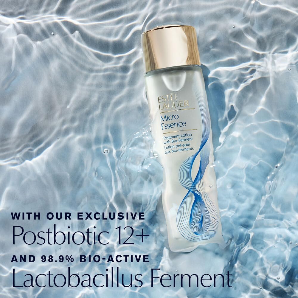 Estée Lauder Micro Essence Treatment Lotion with Bio-Ferment | Toner for Face, 6.7 Fl Oz