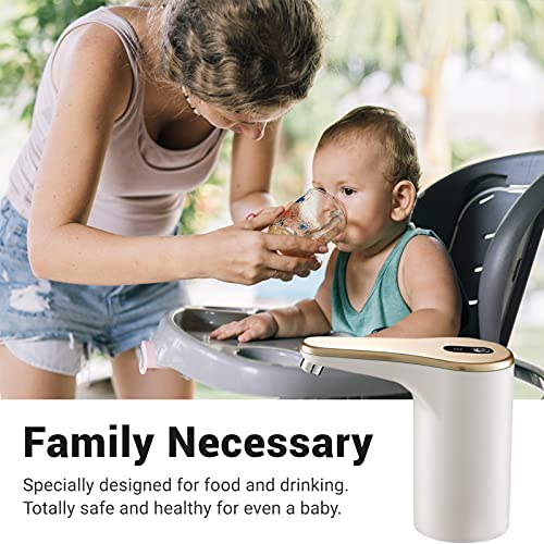 Water Bottle Pump, 5 Gallon Water Dispenser Pump, Universal USB Charging Portable Water Drinking Water Pump for 2-5 Gallon Bottle, Portable Electric Water Jug Pump