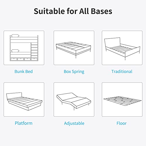 Hommoo 10 Inch Foam and Individually Pocket Innerspring Hybrid Mattress Breathable Medium Firm Mattress with Knitted Fabric Cover Soft Bed Mattress in a Box King