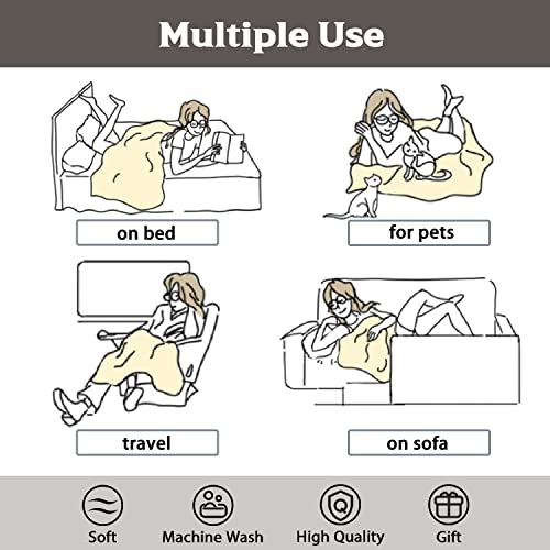 Yiyhuxf Best 50th 15th 10th 5 Year 3rd Wedding Birthday Gifts for Wife for Her Throw Blanket 60"x50"